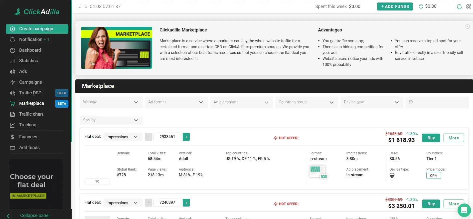 ClickAdilla Review (2023 Update): High-Quality Ad Network