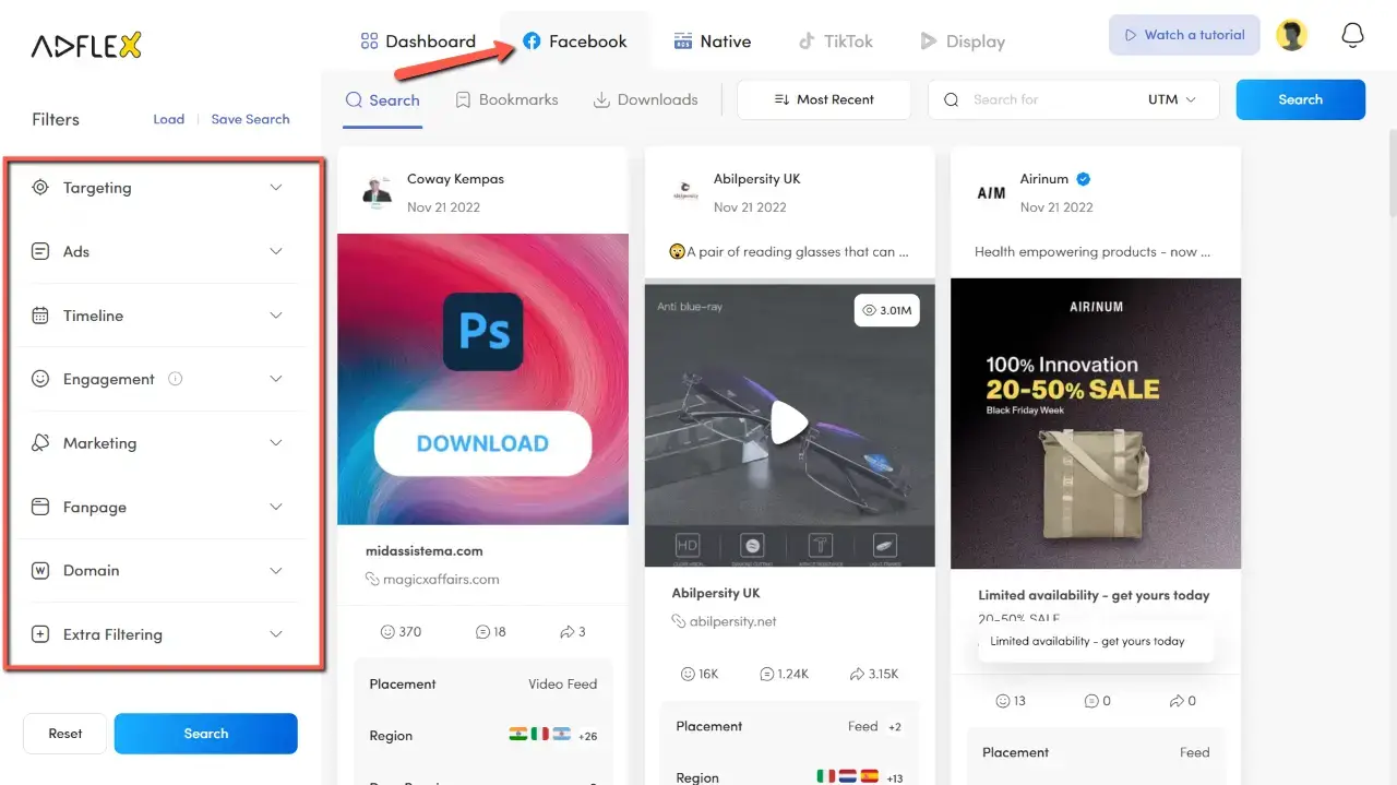 AdFlex Review 2023: Discover Winning Ads